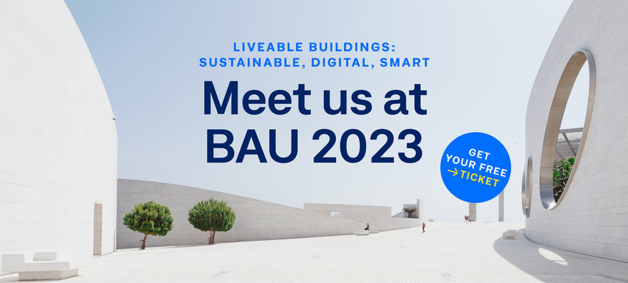 GEZE at BAU 2023 - Get your ticket now!